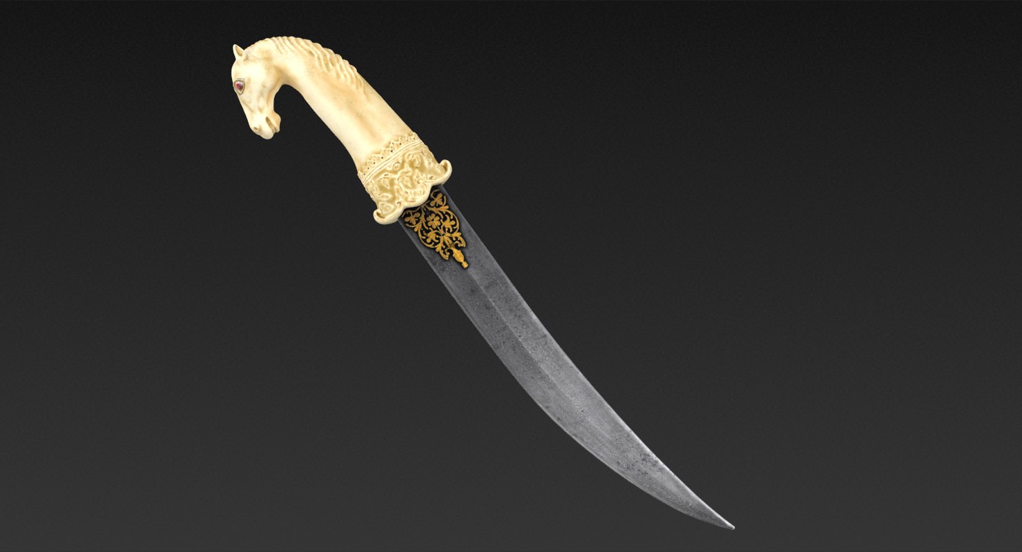 Horse head dagger 3D - TurboSquid 1273924