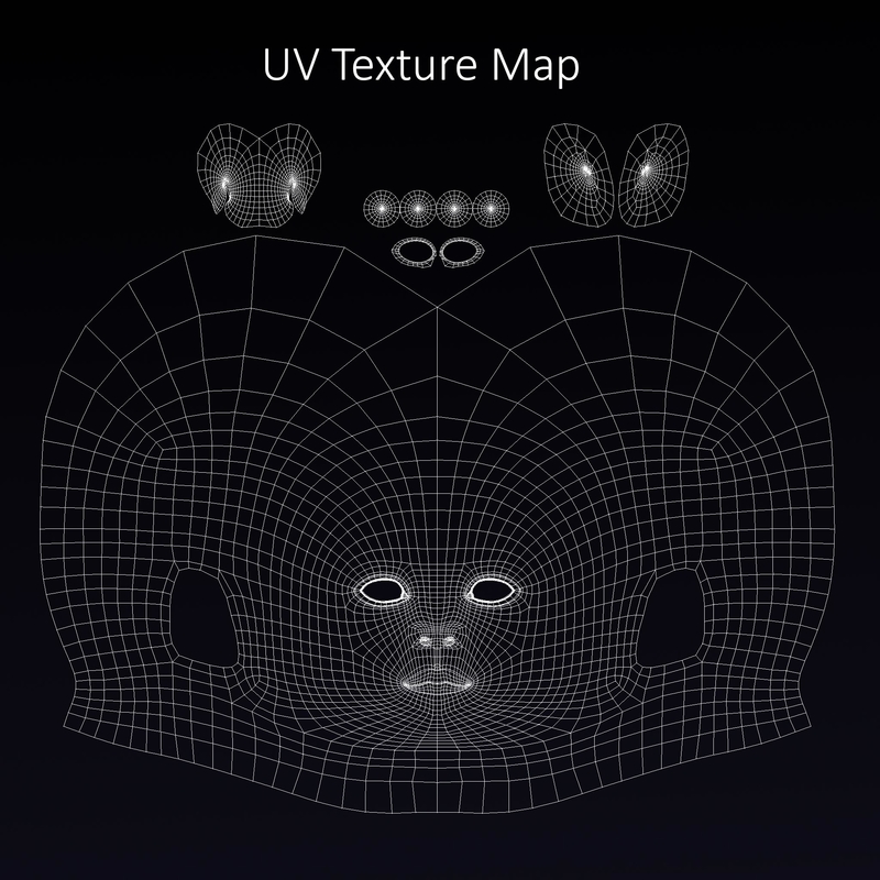 Baby head base mesh 3D model - TurboSquid 1274099