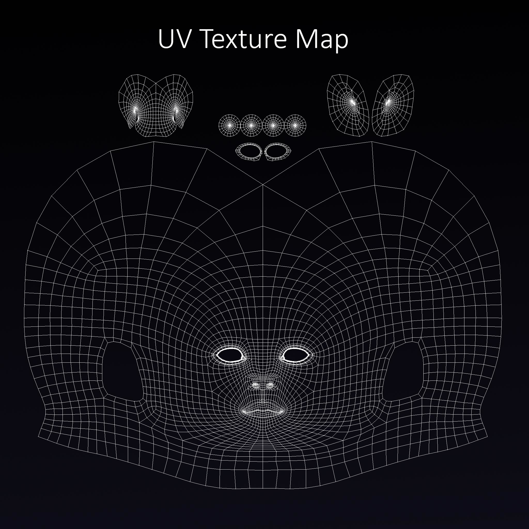 Baby head base mesh 3D model - TurboSquid 1274099
