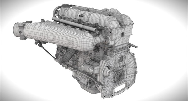 3D toyota engine 2jz-gte - TurboSquid 1274111
