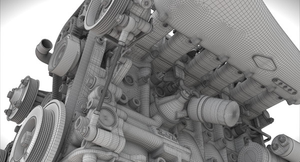 3D toyota engine 2jz-gte - TurboSquid 1274111