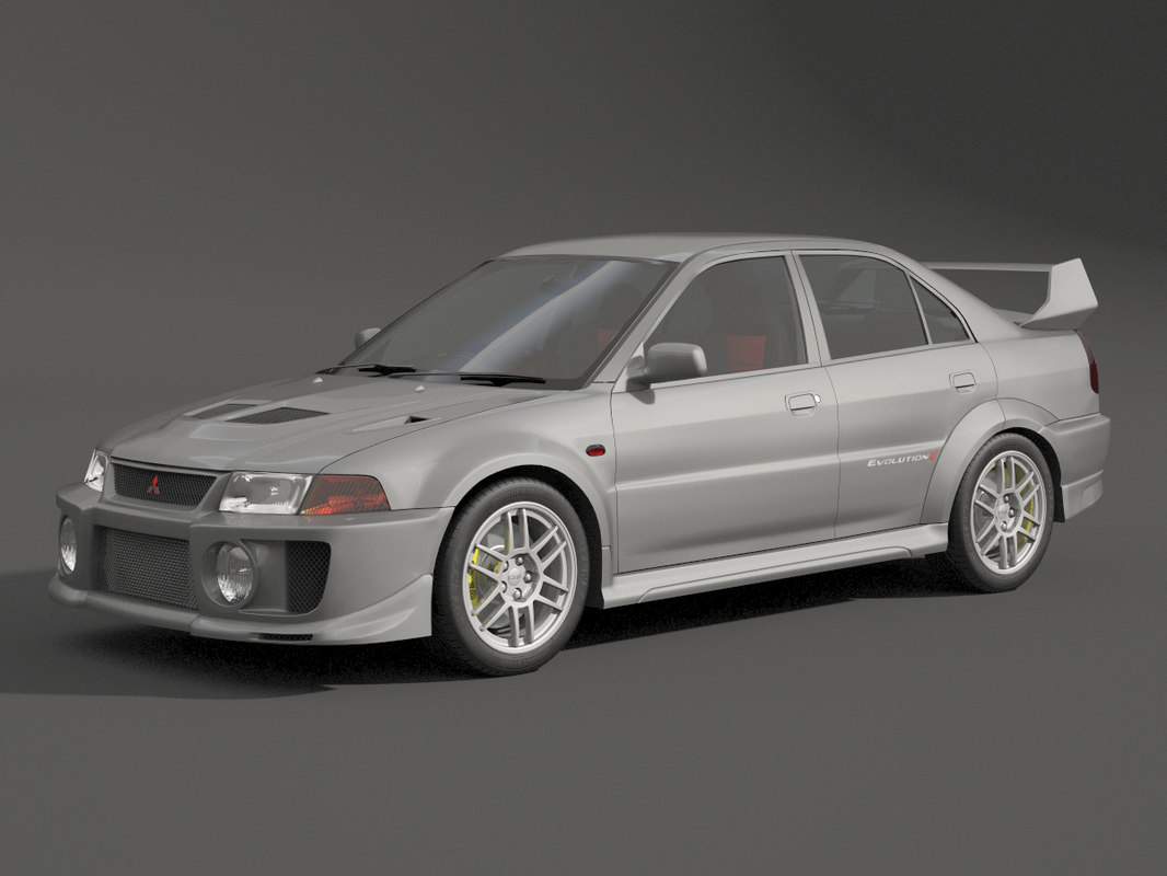 Mitsubishi evolution 5 3D model - TurboSquid 1274118