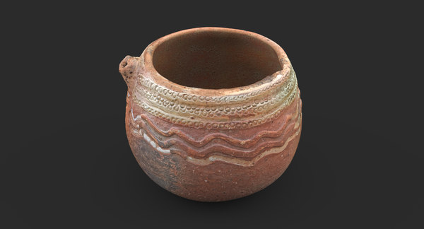 3D ancient saudi pottery pitcher - TurboSquid 1274124