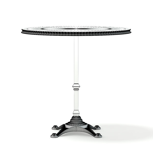 3D model table classical metal - TurboSquid 1274278