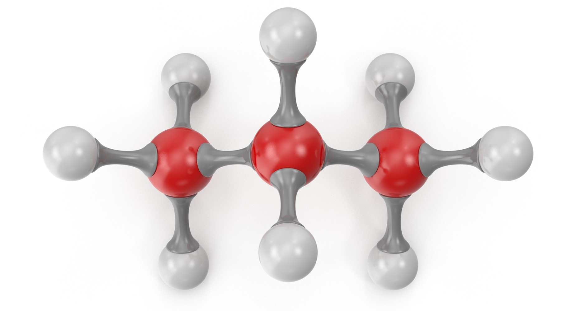 modelo 3d Modelo Molecular De Propano - TurboSquid 1274321