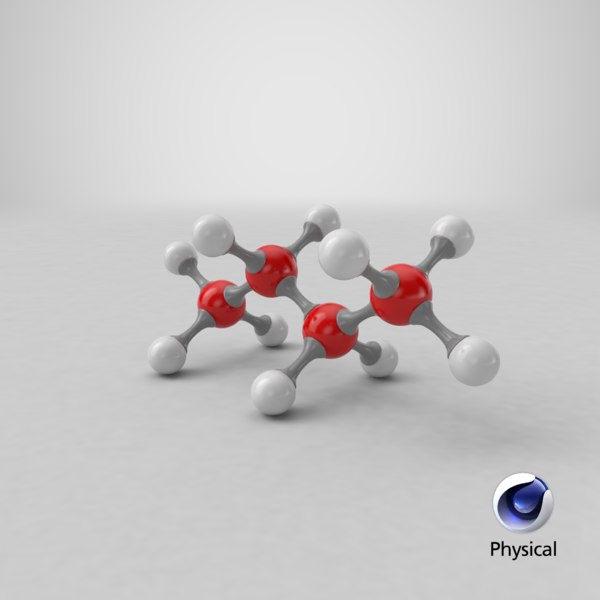 modelo 3d Modelo Molecular De Butano - TurboSquid 1274331