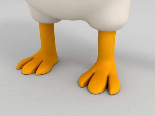 3D duck character cartoon rigged - TurboSquid 1274561