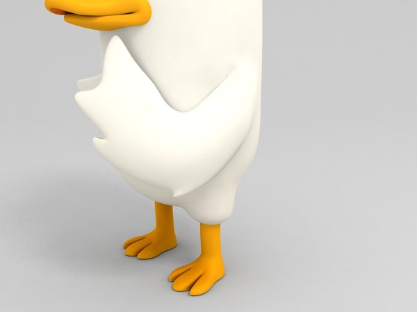 3D duck character cartoon rigged - TurboSquid 1274561
