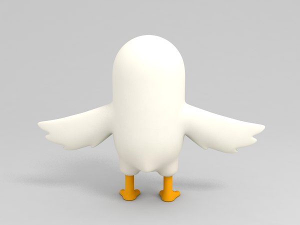 3D duck character cartoon rigged - TurboSquid 1274561