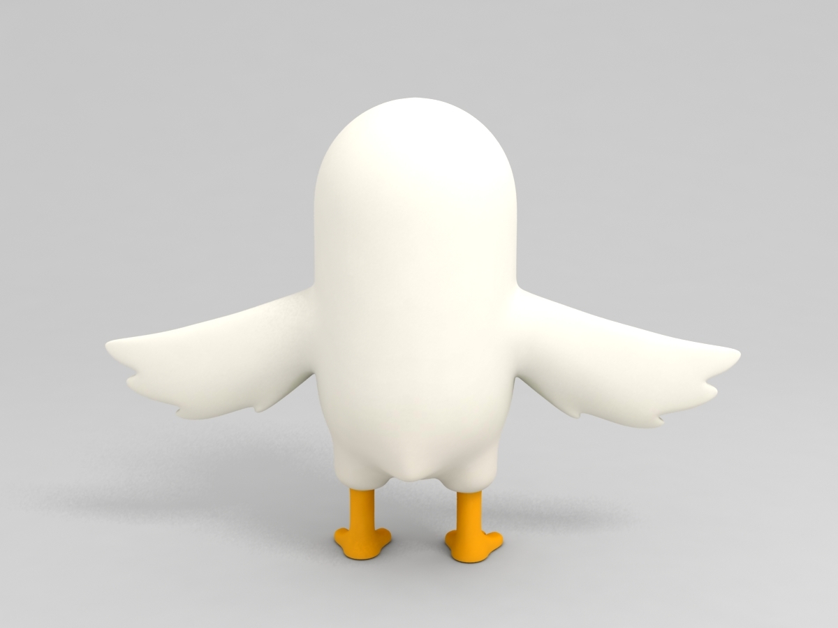 3D duck character cartoon rigged - TurboSquid 1274561