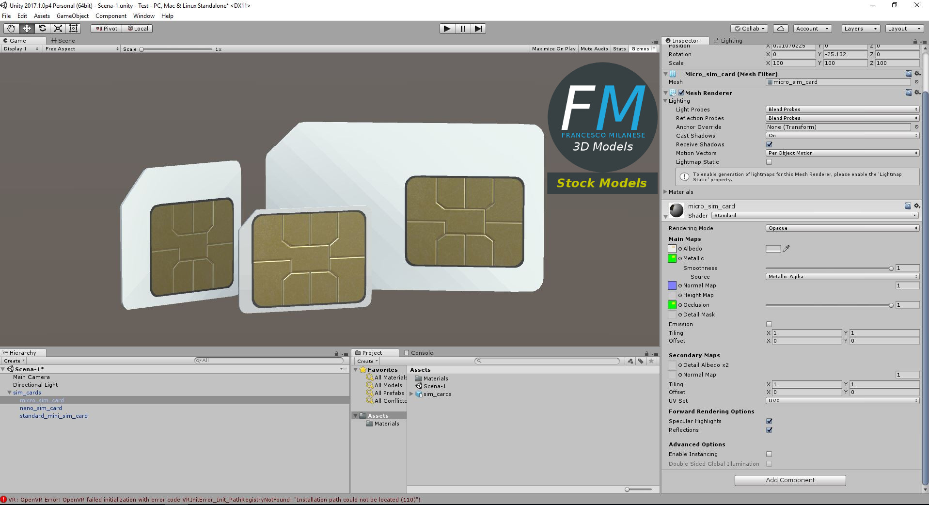 3D sim cards ar - TurboSquid 1274565