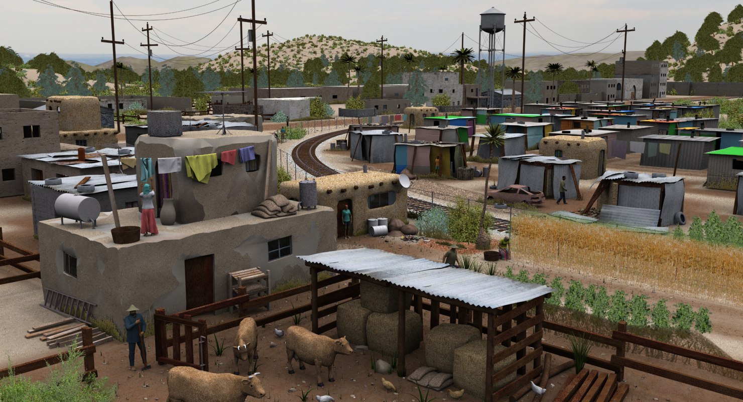 Rural shanty 3D model - TurboSquid 1274642