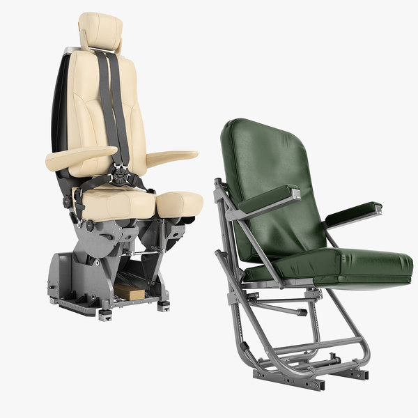Airplane pilot chair 01 model - TurboSquid 1274677