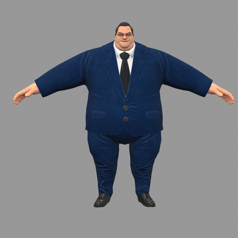 Fat 3D model - TurboSquid 1274948