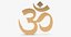 Om symbol 3D model - TurboSquid 1274963