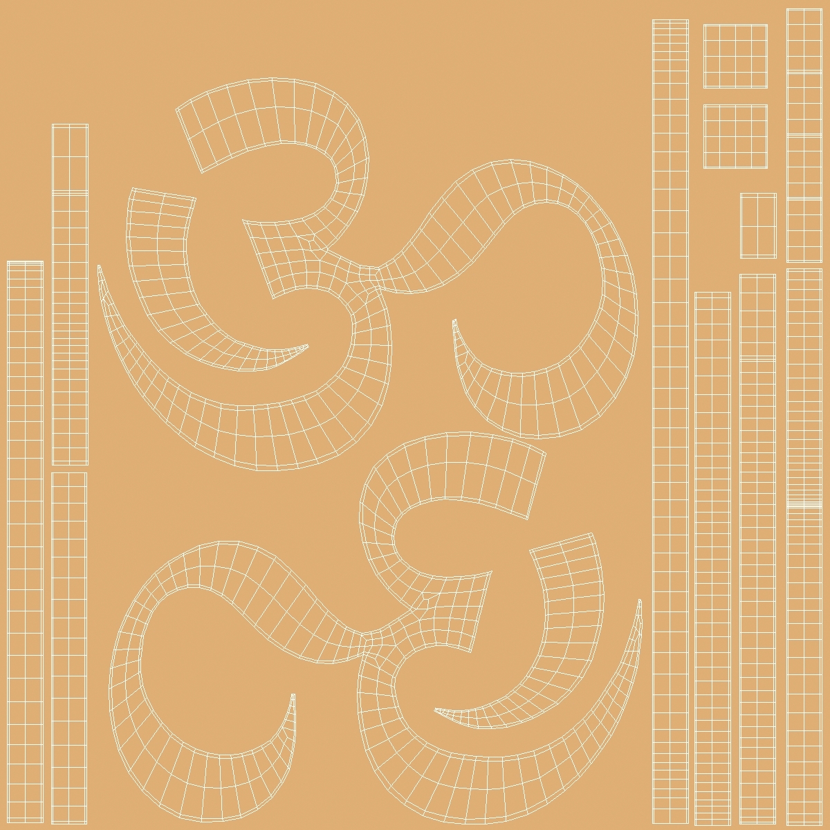 Om symbol 3D model - TurboSquid 1274963