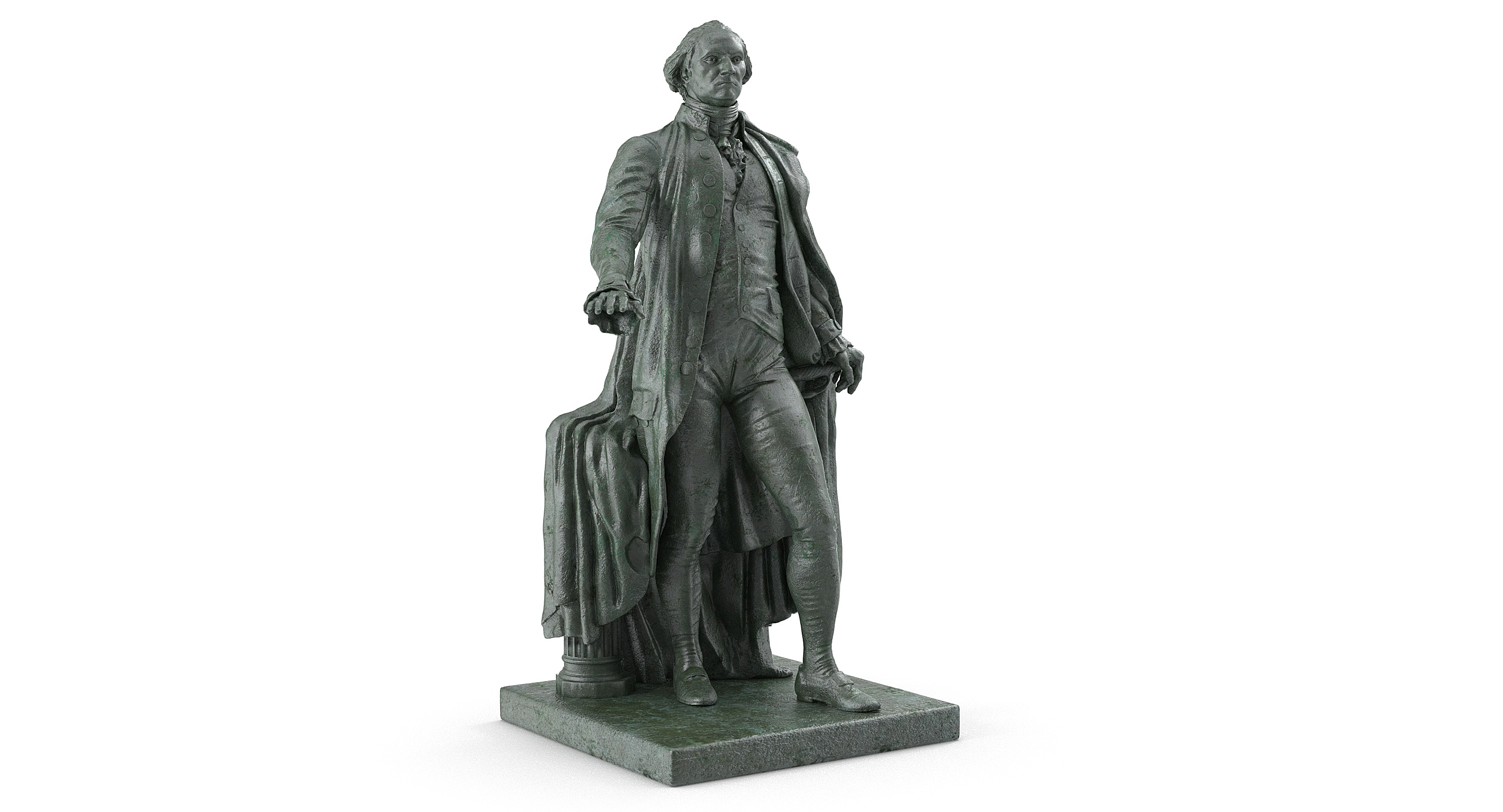 George washington statue 3D model - TurboSquid 1274988