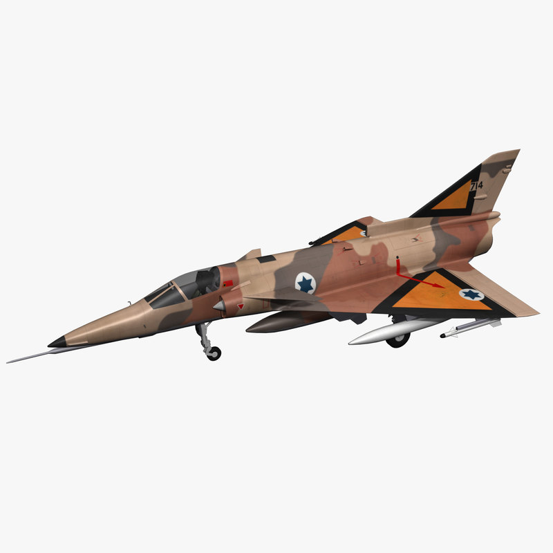 Israel kfir jet model - TurboSquid 1275045