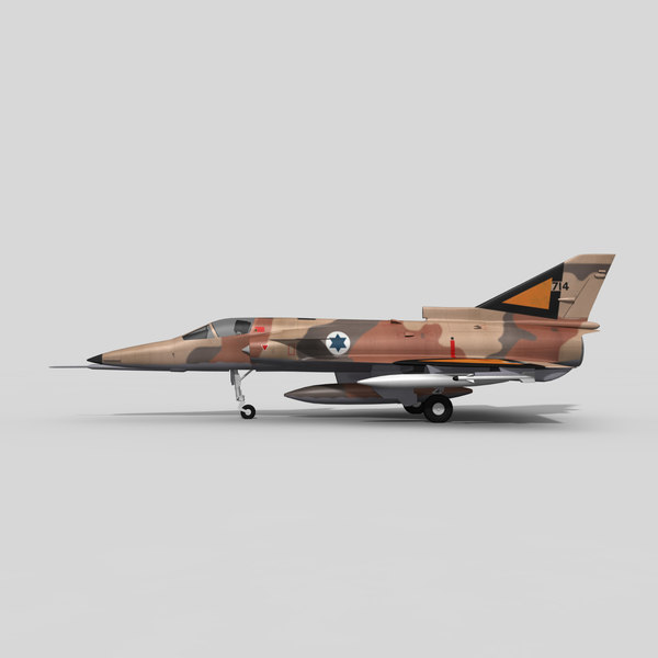 modelo 3d IAI Kfir Jet - TurboSquid 1275045