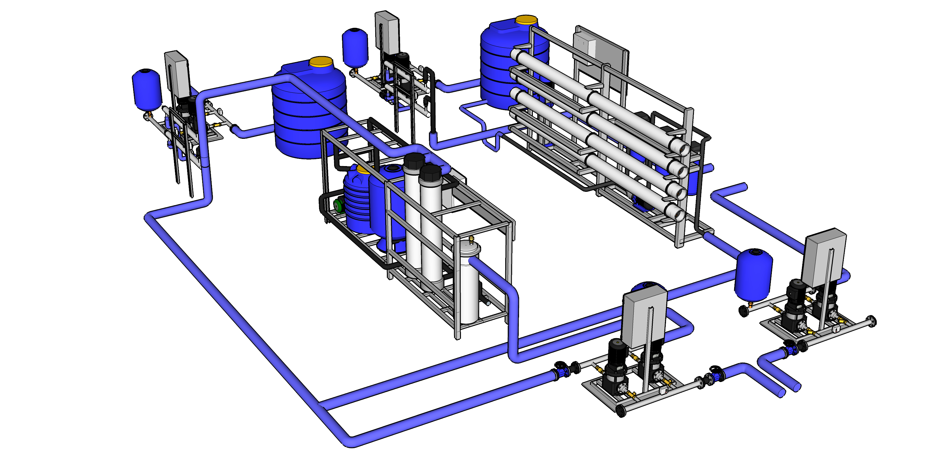 3D water station pumps - TurboSquid 1275255