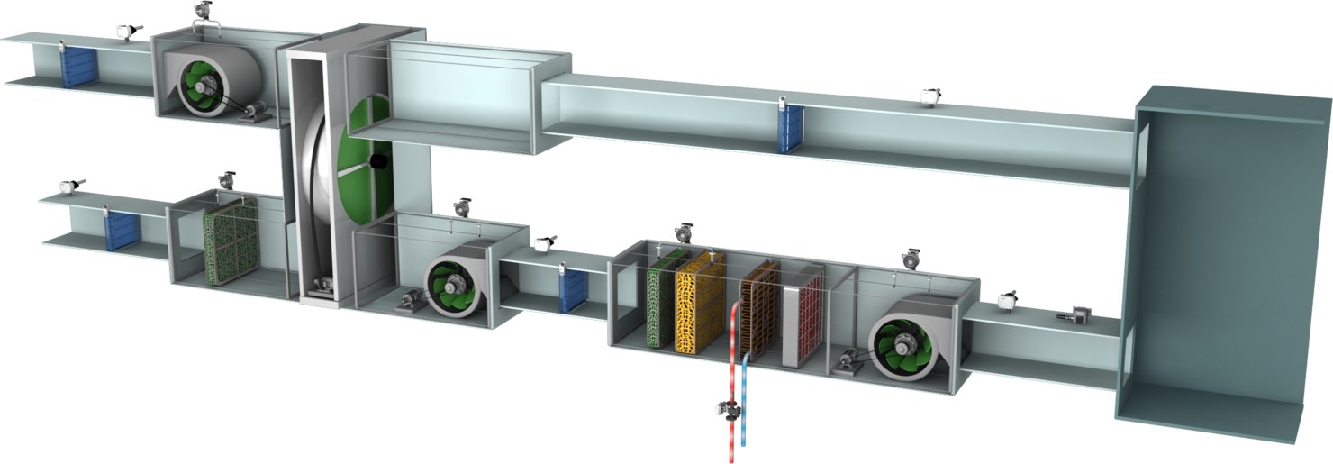 Fahu fresh air handling 3D model - TurboSquid 1275667