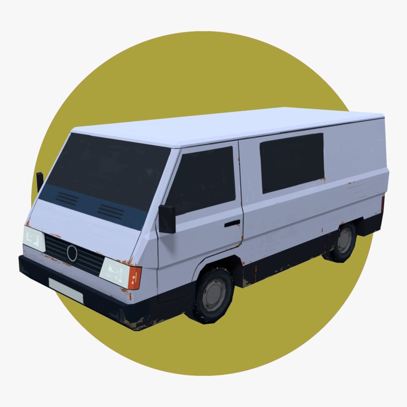 Van car 3D model - TurboSquid 1275708