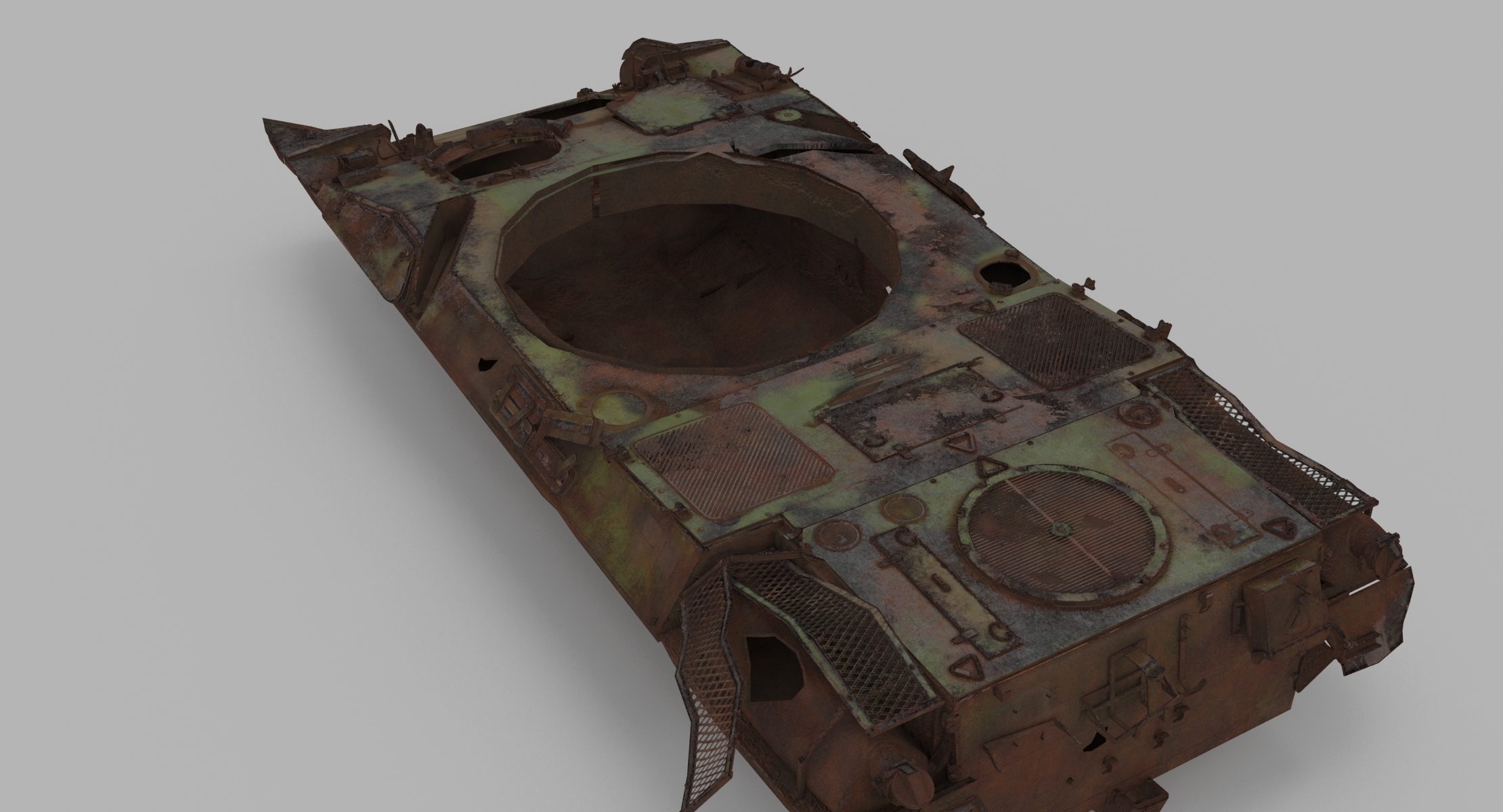 Tank damage 3D model - TurboSquid 1275776