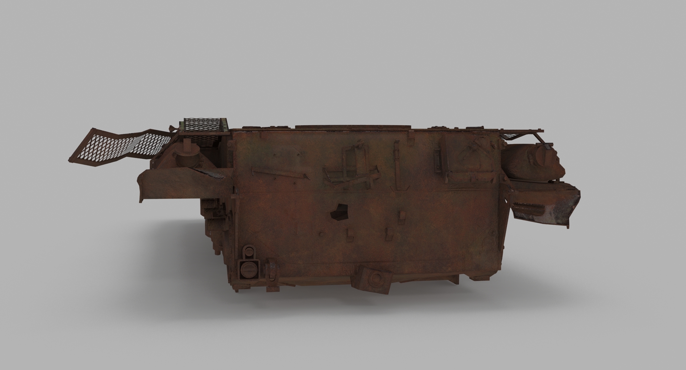 Tank damage 3D model - TurboSquid 1275776