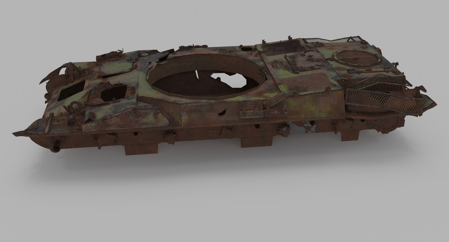 Tank damage 3D model - TurboSquid 1275776