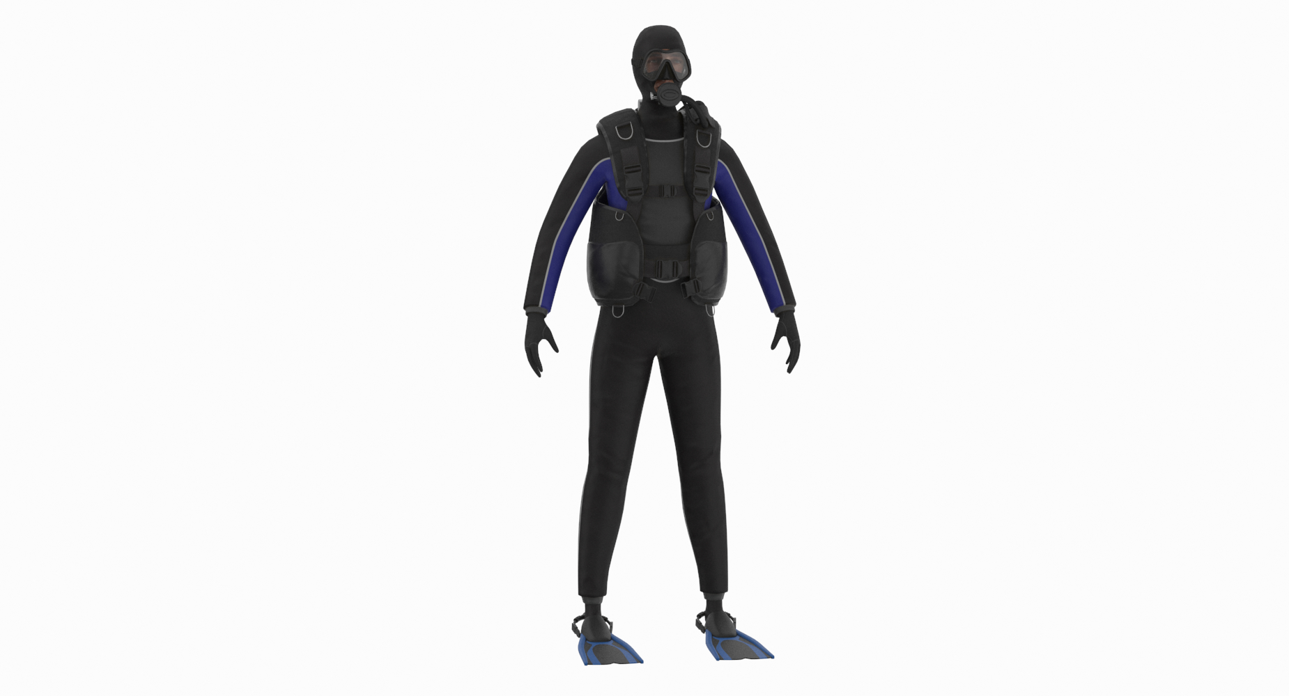 Scuba diver 3D model - TurboSquid 1275994