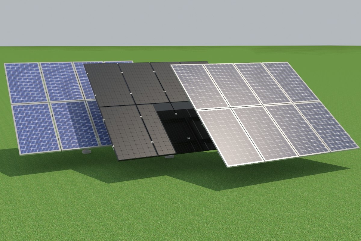 Solar cell model - TurboSquid 1276205