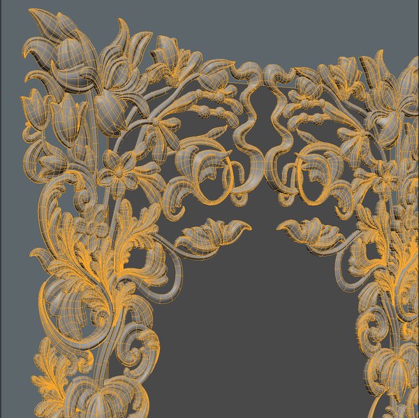 Classical decoration ornamental 3D model - TurboSquid 1276341