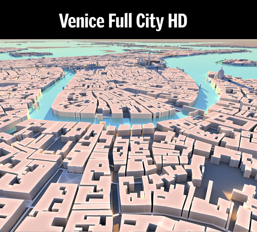 Venice city model - TurboSquid 1276437