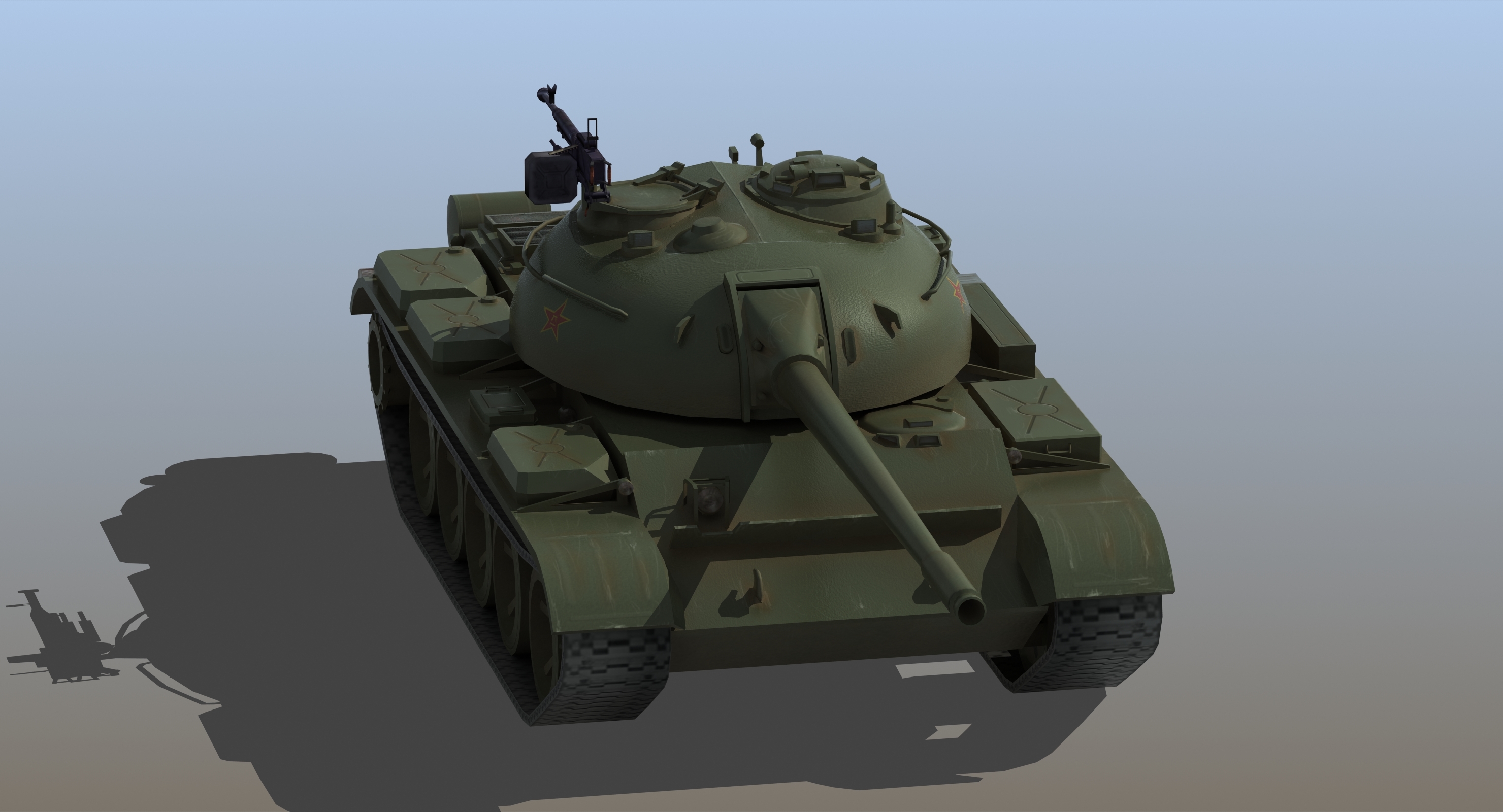 Wz-120 tank pla 3D model - TurboSquid 1276483