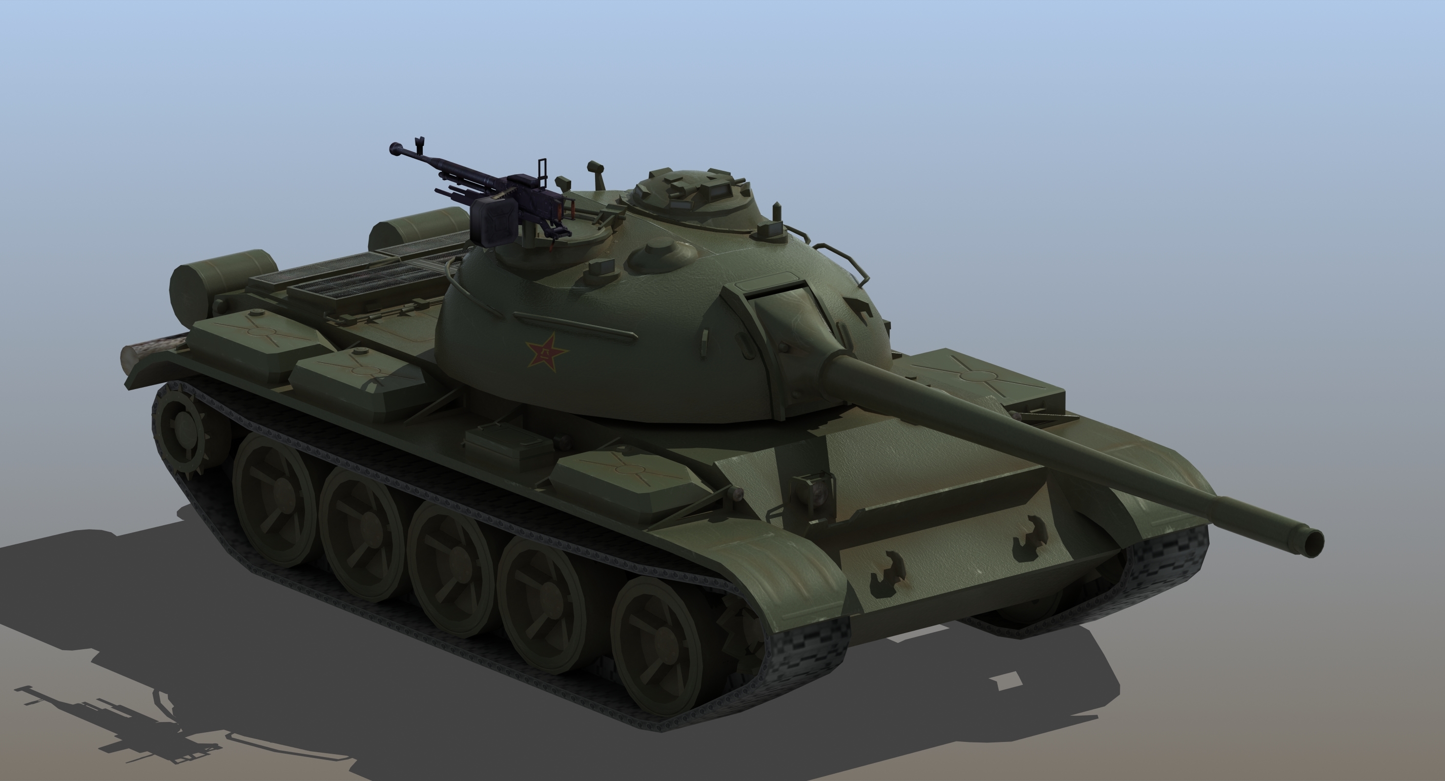 Wz-120 tank pla 3D model - TurboSquid 1276483