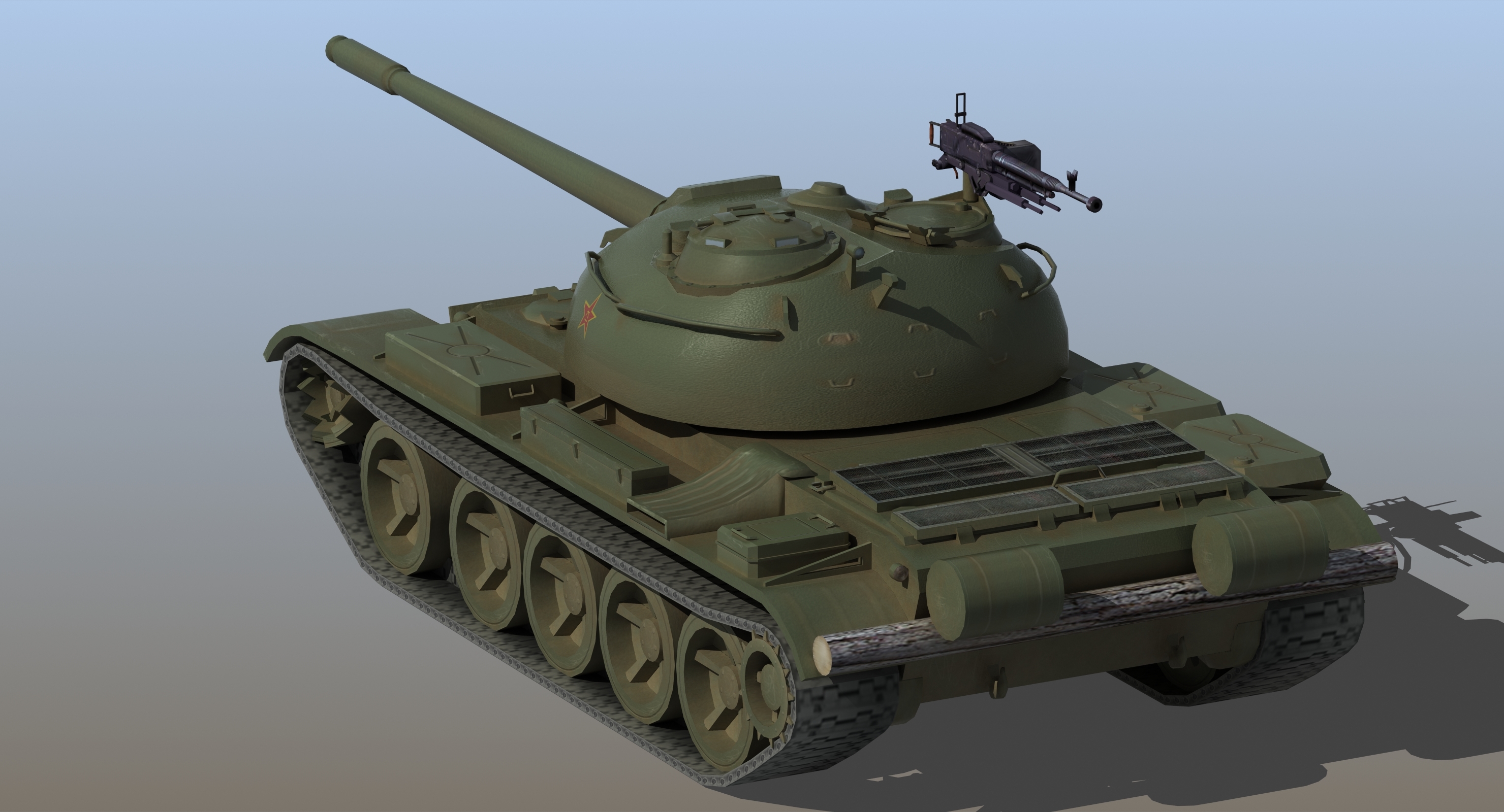 Wz-120 tank pla 3D model - TurboSquid 1276483