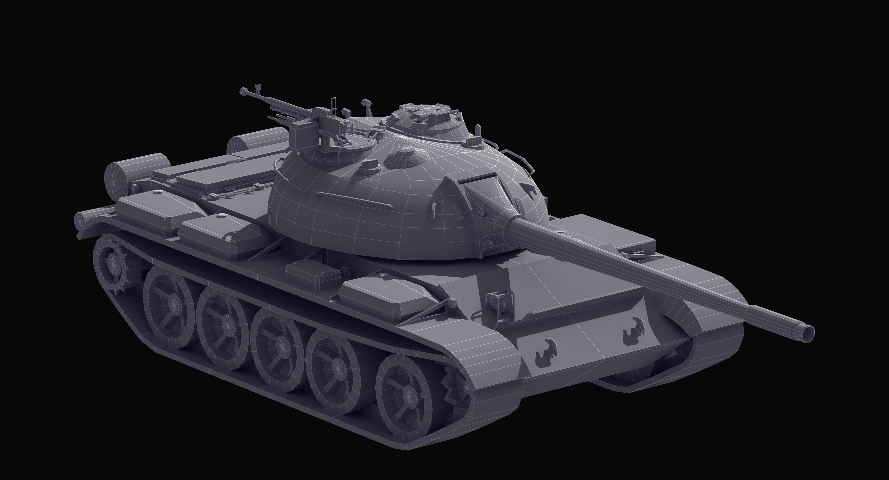 Wz-120 tank pla 3D model - TurboSquid 1276483