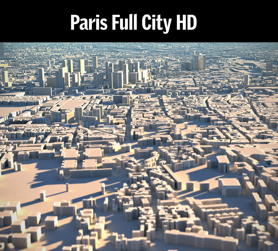 3D paris city - TurboSquid 1276526