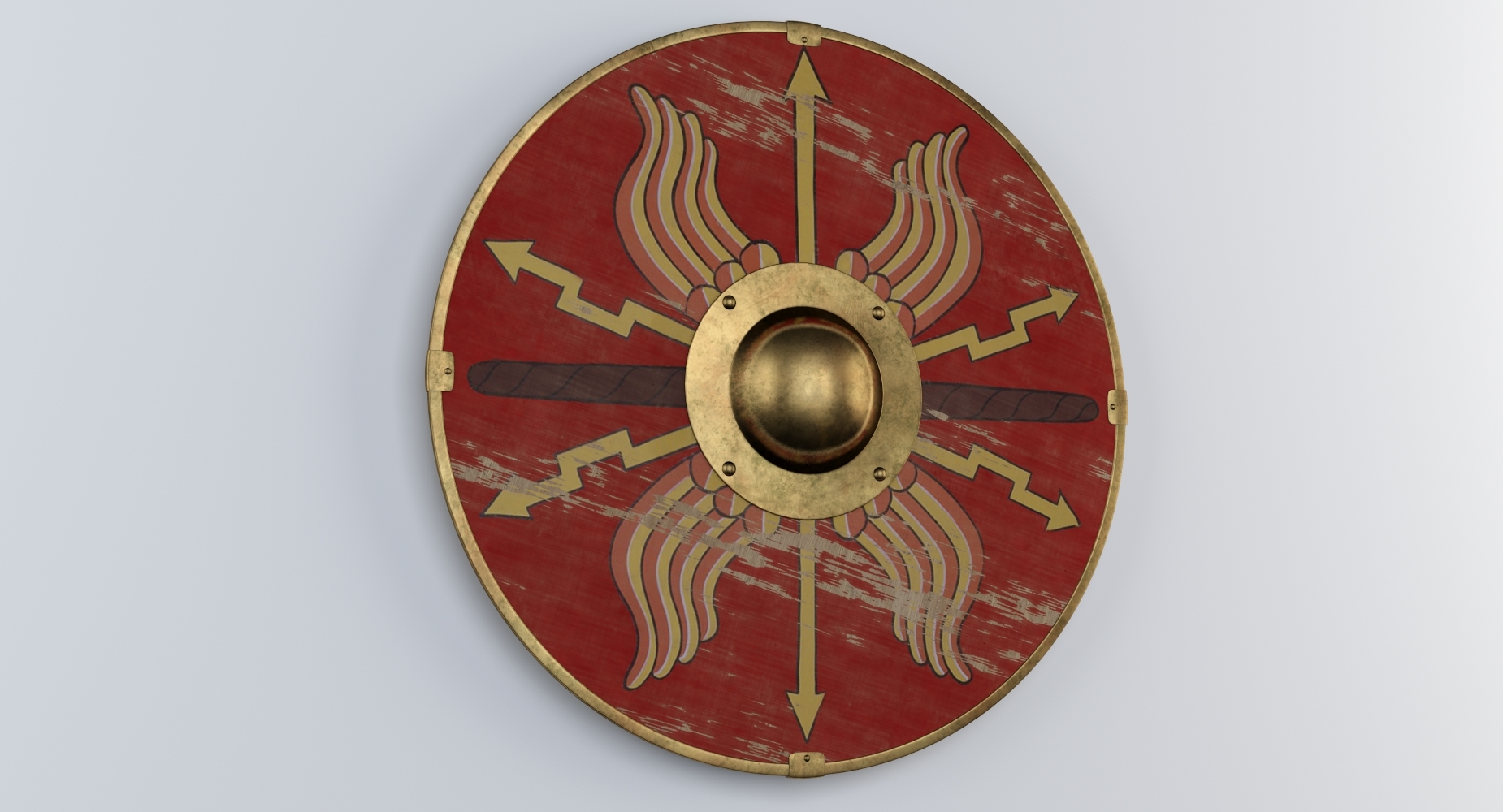 Parma shield romans 3D - TurboSquid 1276537