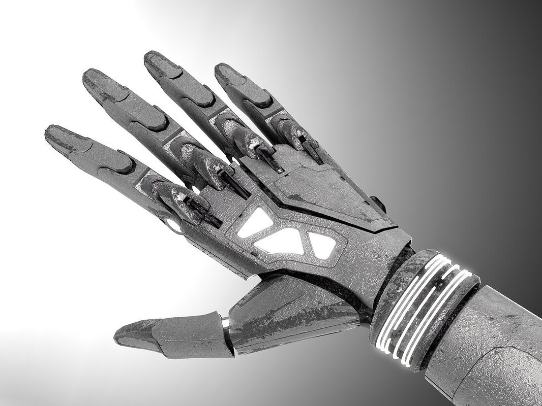 3D модель Рука робота грязи - TurboSquid 1276671