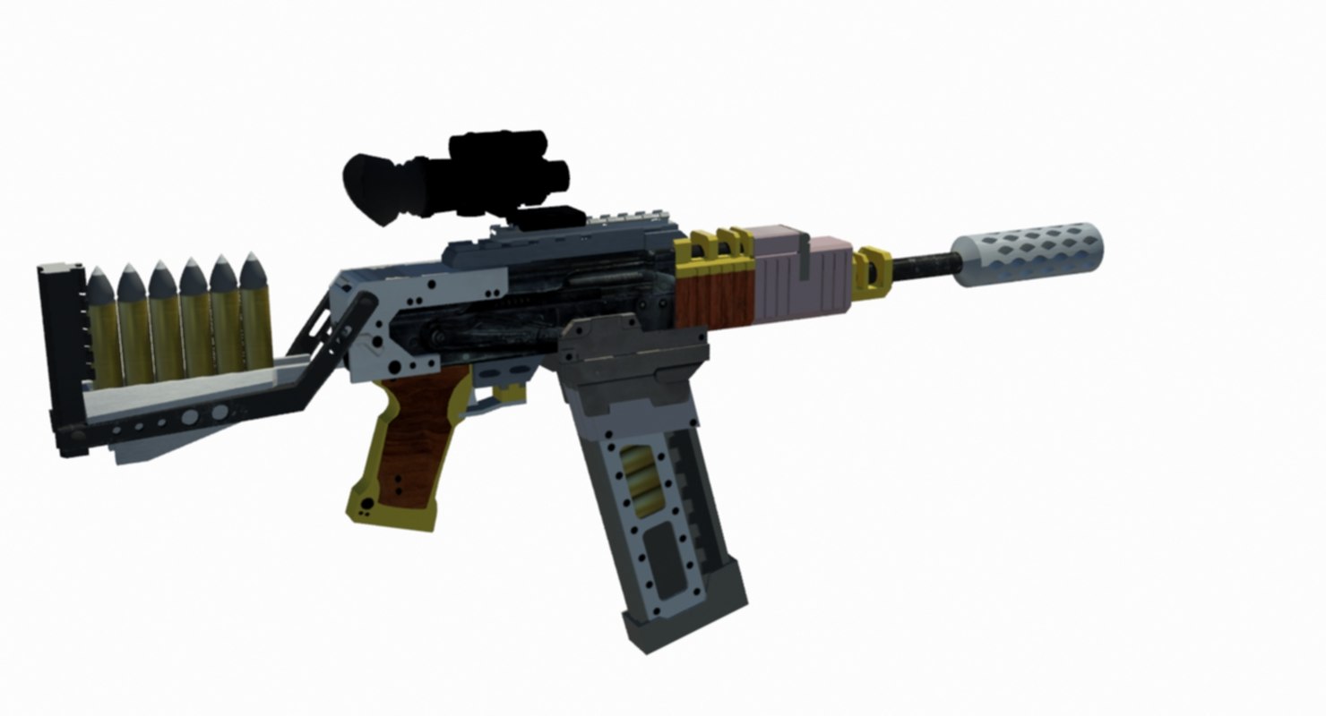 Gun vera 3D model - TurboSquid 1276945