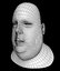 Fat human head 3D - TurboSquid 1276971