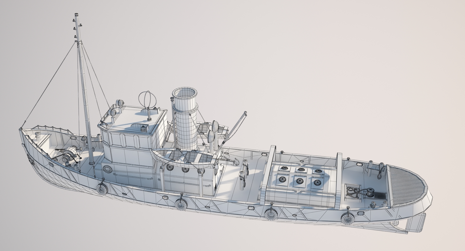 modelo 3d Ulises remolcador - TurboSquid 1277039