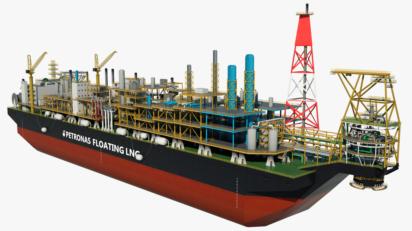 3D lng floating production storage - TurboSquid 1277069