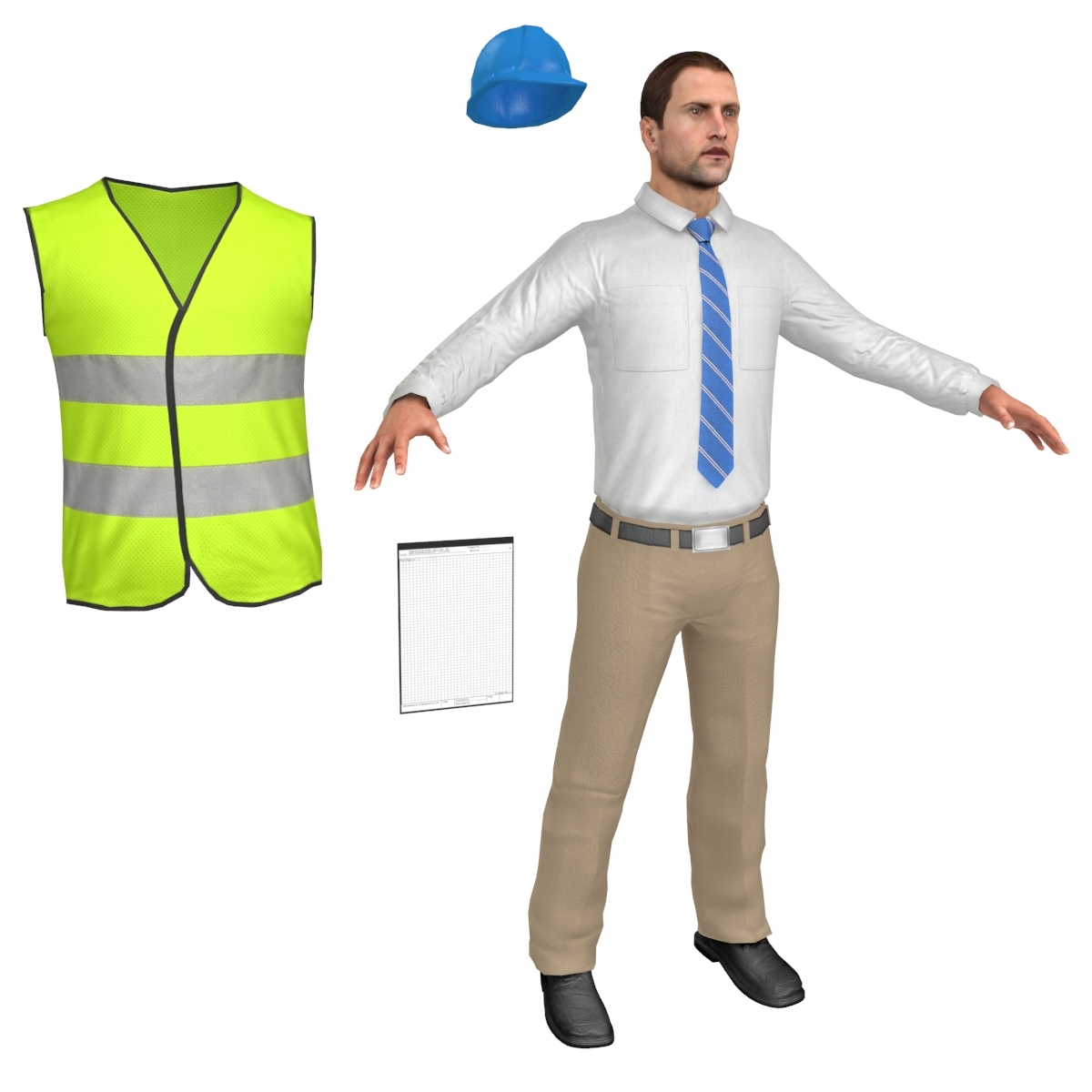 3D model engineer man helmet - TurboSquid 1277299