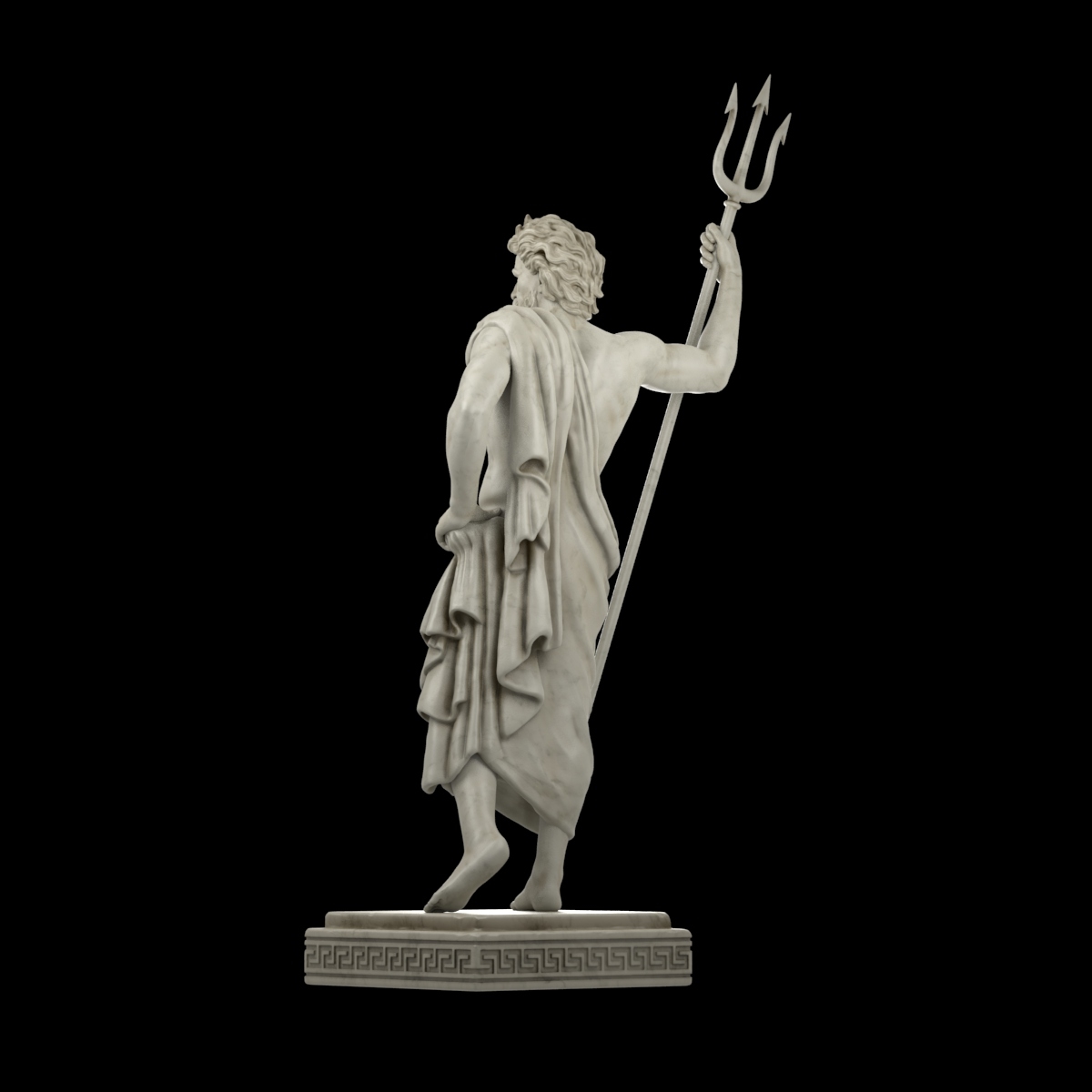 3D poseidon statue - TurboSquid 1277352