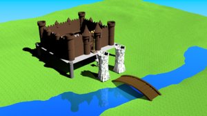 Free Blender Castle Models | TurboSquid