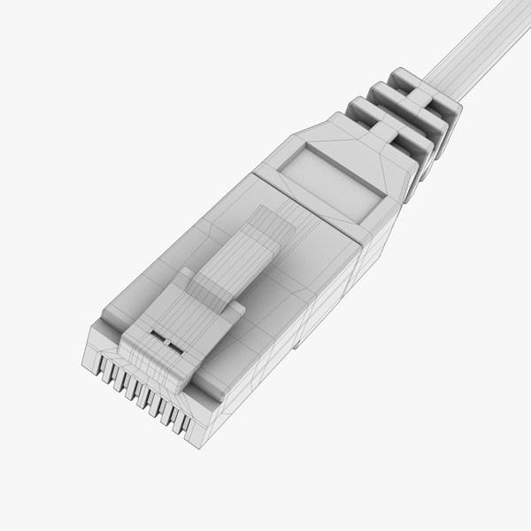 3D rj45 plug electronic - TurboSquid 1277638