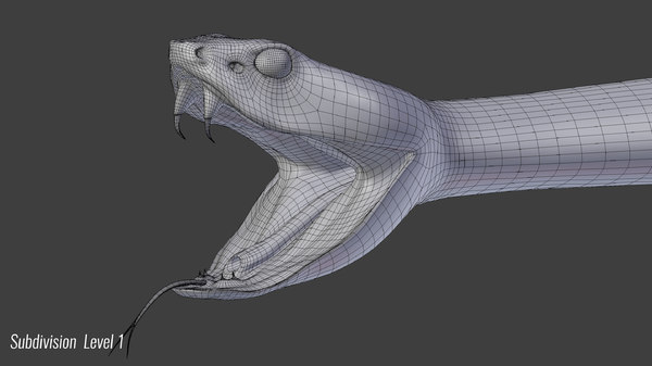 3D model realistic snake - TurboSquid 1277884