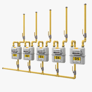 Gas Meter 3D Models for Download | TurboSquid